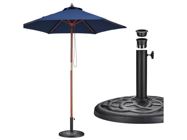 Click here for Yescom 7FT Solid Wood Patio Umbrella w/ Retro Base... prices