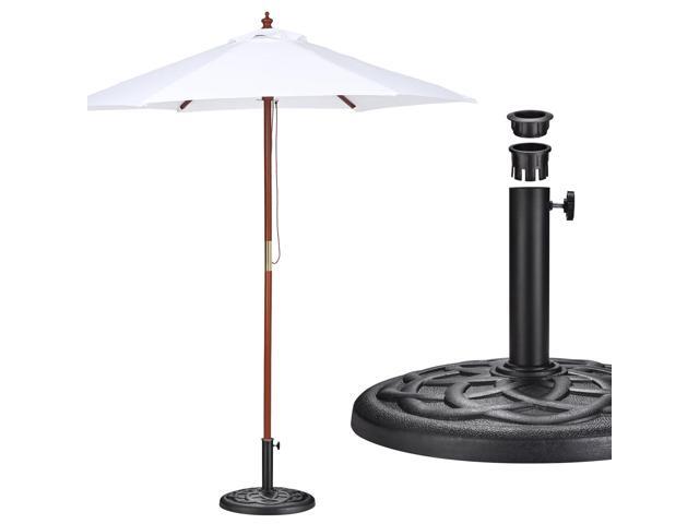 Click here for Yescom 7FT Solid Wood Patio Umbrella w/ Retro Base... prices