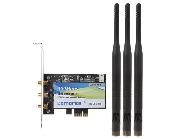 Click here for PCI-E 2.4G+5G Dual Band Wifi 300/450M PCI-Express... prices