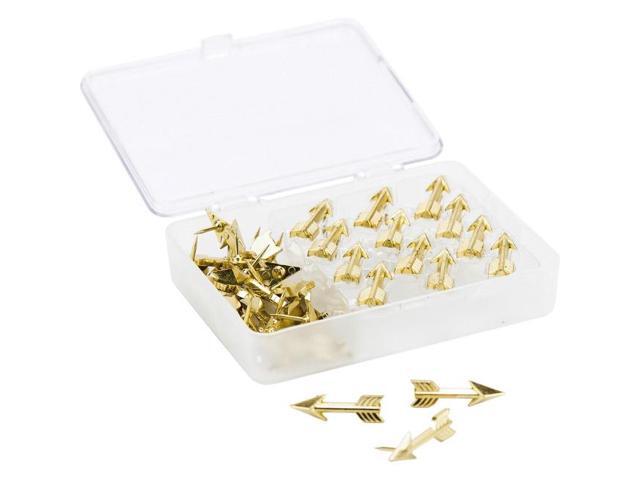 Click here for Fashion Push Pins  Steel  Gold  3/8  36/Pack 3083U... prices