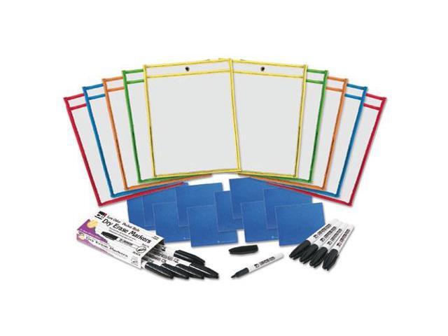 Click here for Charles Leonard Dry Erase Pocket Class Pack Assort... prices