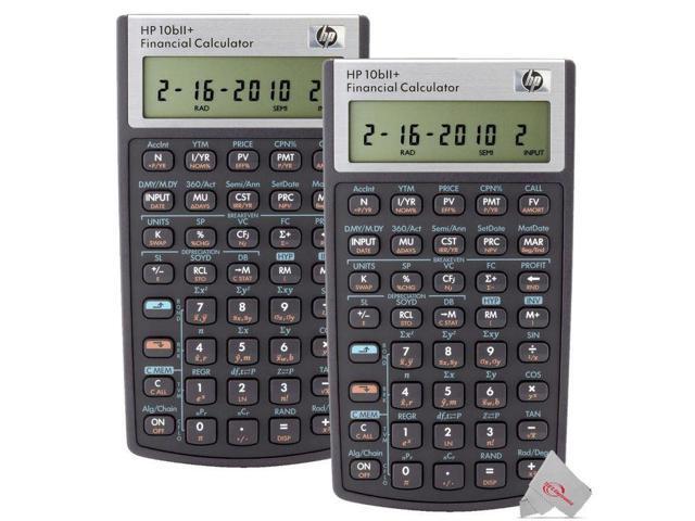 Click here for HP Two Packs HP 10bII+ Financial Calculator Black prices