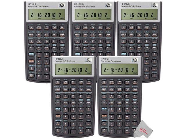 Click here for HP Five Packs HP 10bII+ Financial Calculator Black prices