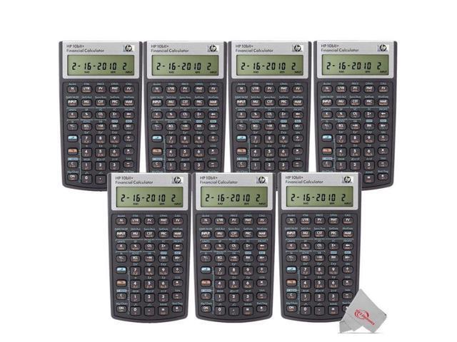 Click here for HP Seven Packs HP 10bII+ Financial Calculator Blac... prices