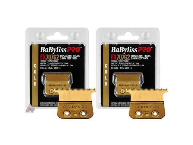 Click here for 2x BaByliss PRO Replacement GoldFX Skeleton T-Blad... prices