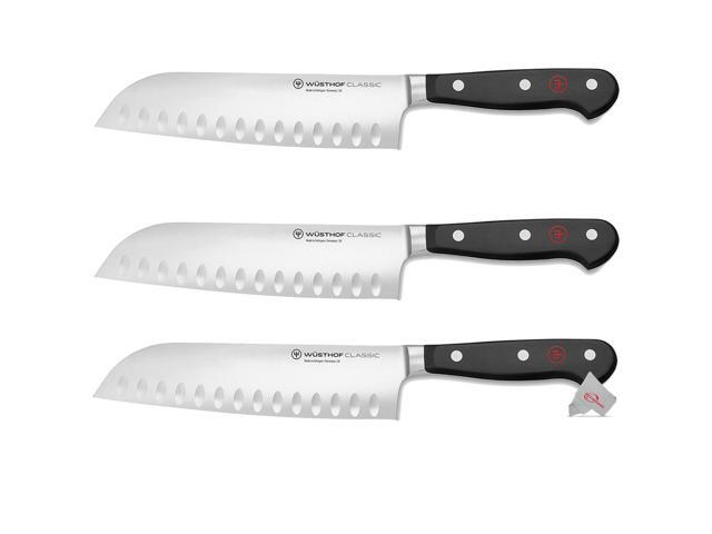 Click here for 3x Wusthof Classic 7 Hollow Edge Santoku Kitchen K... prices