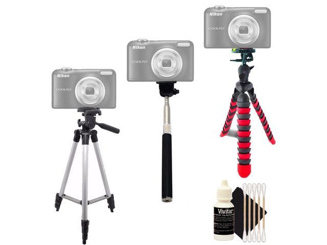 Click here for Tall Tripod + Flexible Tripod + Monopod + 3pc Clea... prices