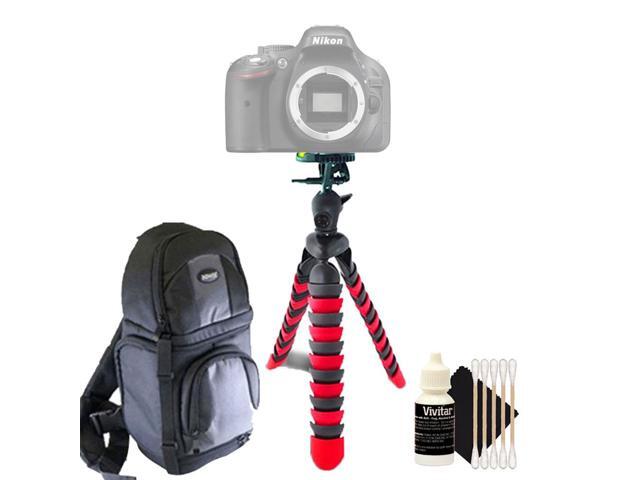 Click here for Flexible Tripod + DSLR Backpack + 3pc Cleaning Kit prices