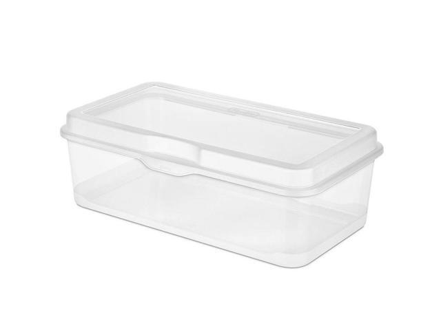 Click here for Clear Large Flip Top Container prices