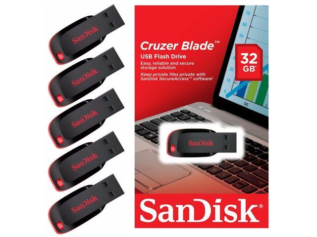 Click here for Lot of 5 SanDisk 32GB Cruzer Blade USB Thumb Pen F... prices