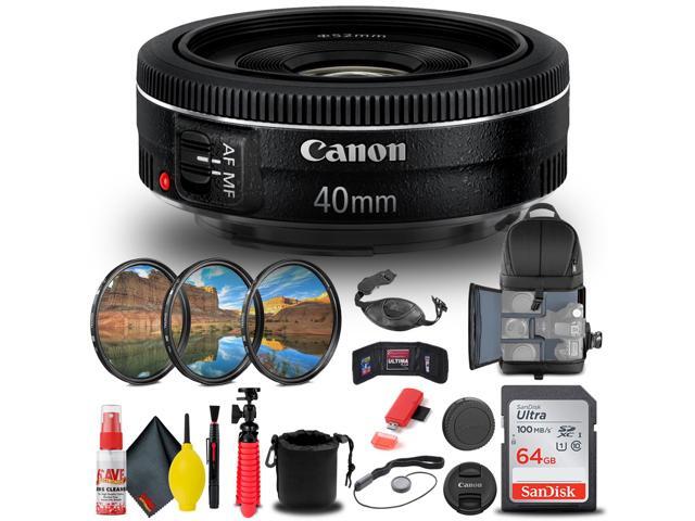 Click here for Canon EF 40mm f/2.8 STM Lens (6310B002) + Filter +... prices