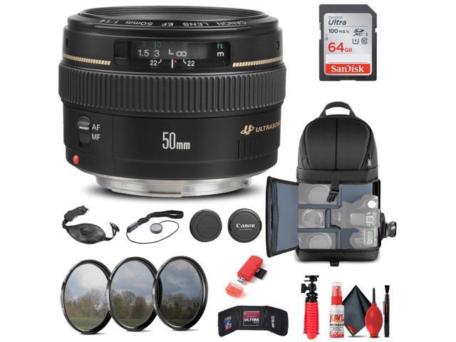 Click here for Canon EF 50mm f/1.4 USM Lens (2515A003) + Filter +... prices