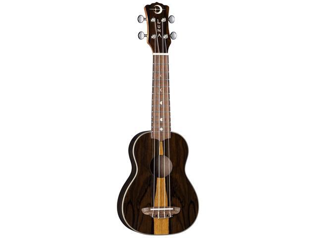 Click here for Luna Guitars Ziricote  4-String Soprano Ukulele wi... prices