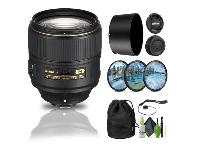 Click here for Nikon AF-S NIKKOR 105mm f/1.4E ED Lens (20064) + F... prices