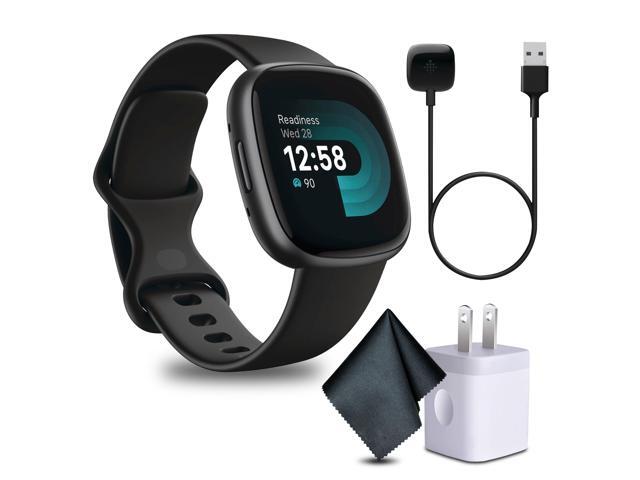Click here for Fitbit Versa 4 Fitness Smartwatch Black/Graphite B... prices