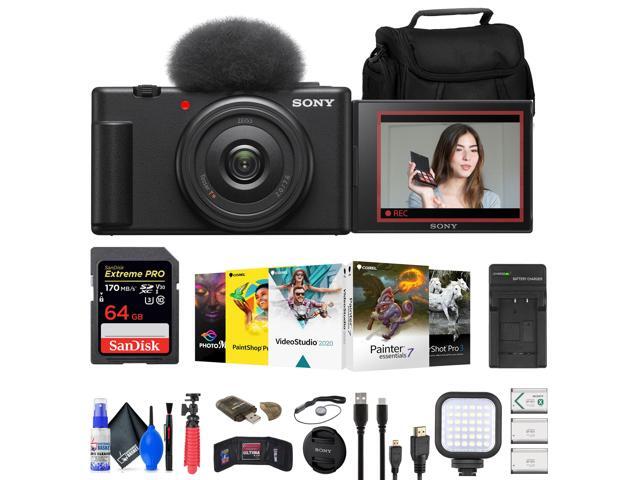 Click here for Sony ZV-1F Vlogging Camera (Black) (ZV1F/B) + Case... prices