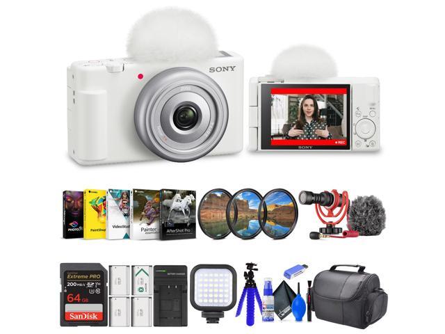 Click here for Sony ZV-1F Vlogging Camera (White) (ZV1F/W) + Filt... prices