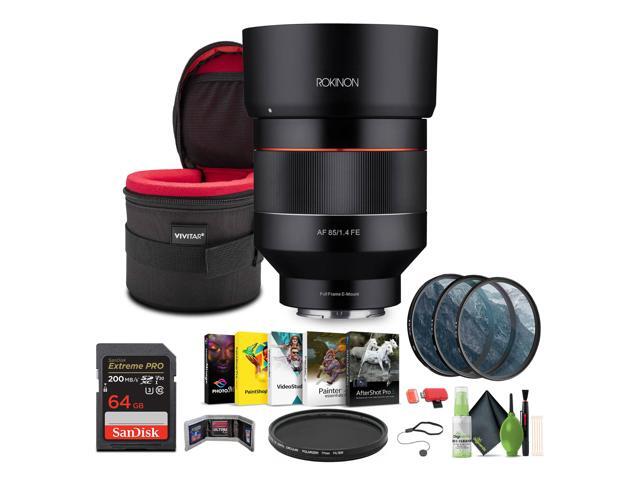 Click here for Rokinon AF 85mm f/1.4 Lens for Sony E + Bundle prices
