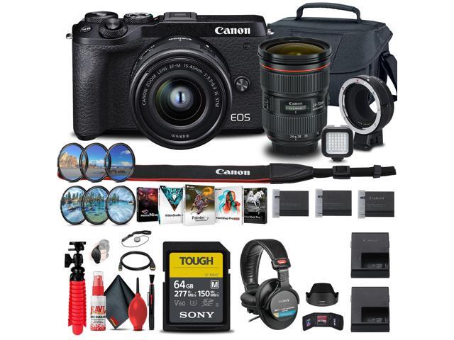 Click here for Canon EOS M6 Mark II Mirrorless Camera (Black) wit... prices