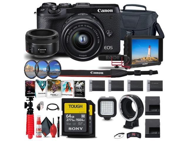 Click here for Canon EOS M6 Mark II Mirrorless Camera (Black) wit... prices