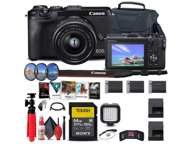 Click here for Canon EOS M6 Mark II Mirrorless Camera (Black) wit... prices