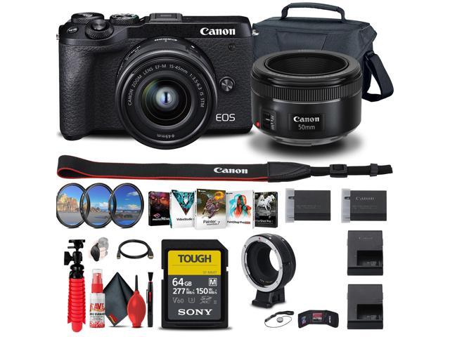 Click here for Canon EOS M6 Mark II Mirrorless Camera (Black) wit... prices