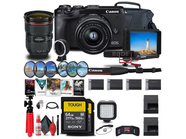 Click here for Canon EOS M6 Mark II Mirrorless Camera (Black) wit... prices