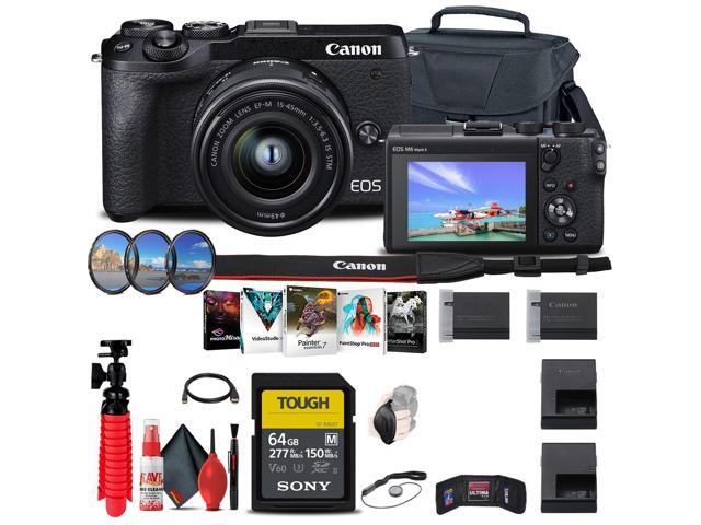 Click here for Canon EOS M6 Mark II Mirrorless Camera (Black) wit... prices