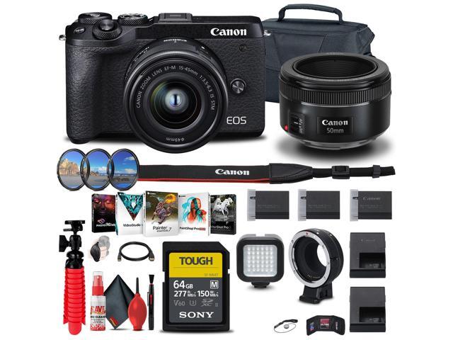 Click here for Canon EOS M6 Mark II Mirrorless Camera (Black) wit... prices