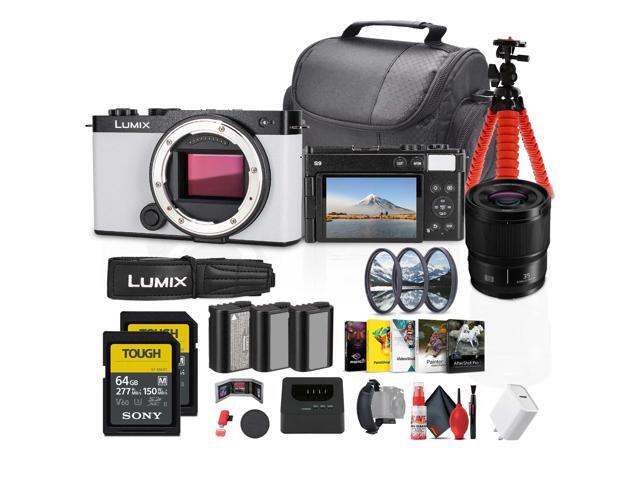 Click here for Panasonic Lumix S9 Mirrorless Camera (White) Bundl... prices