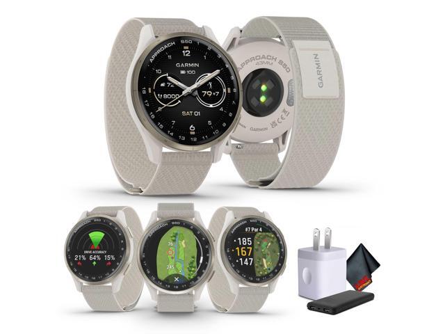 Click here for Garmin Approach S50  Cream Gold/Ivory Nylon GPS Go... prices