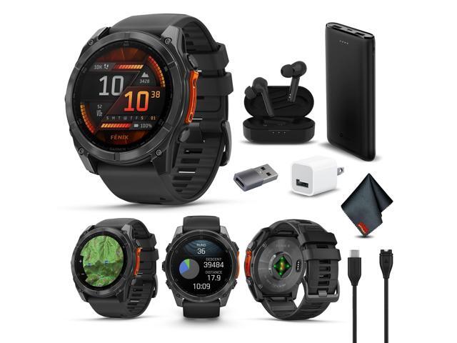 Click here for fenix 8 51 mm  AMOLED  Slate Gray with Black Silic... prices