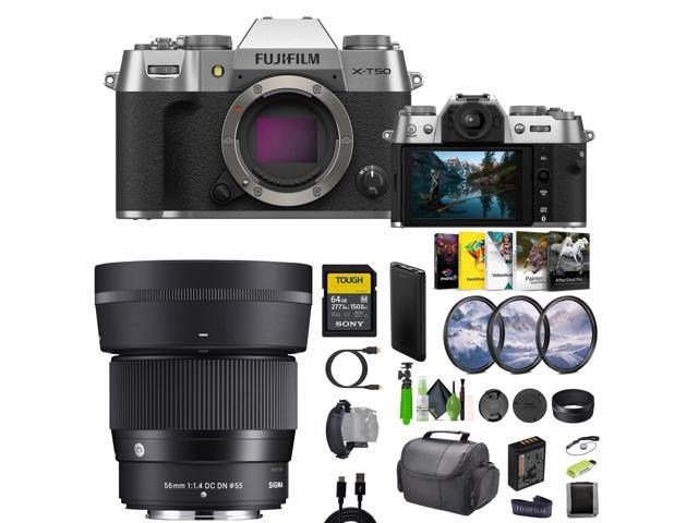Click here for Fujifilm X-T50 Mirrorless Camera + Sigma 56mm Cont... prices