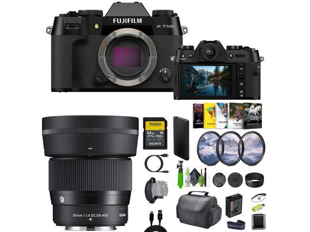 Click here for Fujifilm X-T50 Mirrorless Digital Camera + Sigma 5... prices