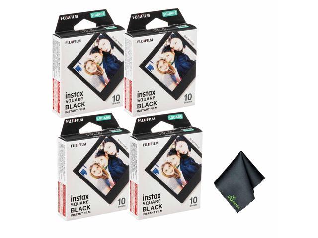 Click here for 4xFUJIFILM INSTAX SQUARE Black Instant Film (10 Ex... prices