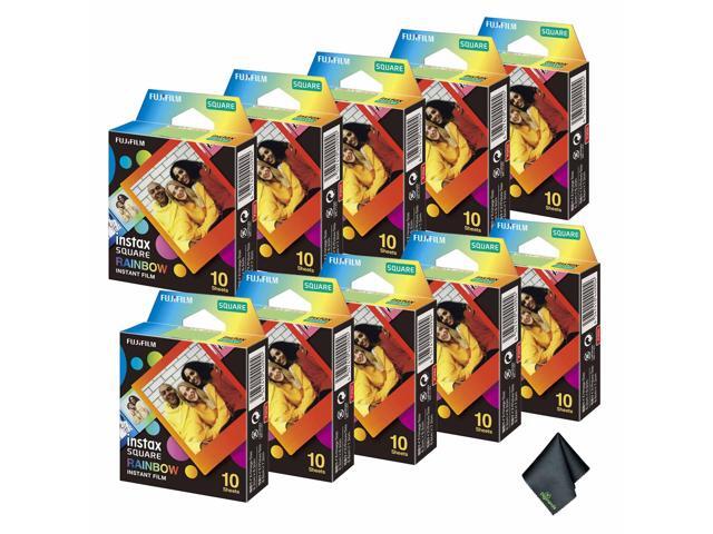 Click here for 10xFUJIFILM INSTAX SQUARE Rainbow Instant Film (10... prices