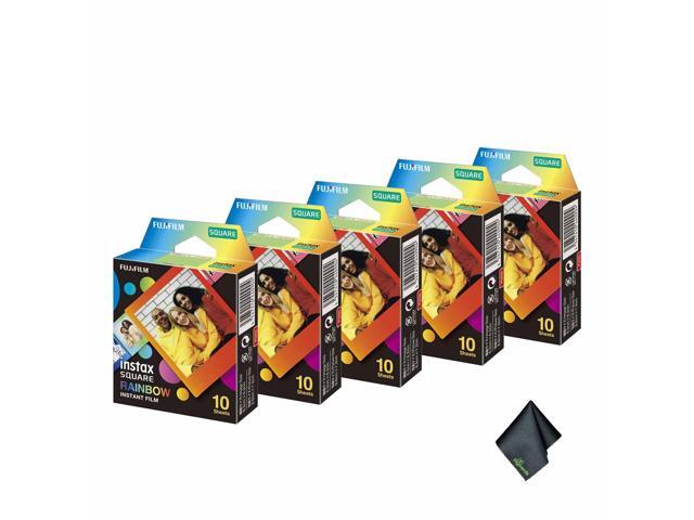 Click here for 5xFUJIFILM INSTAX SQUARE Rainbow Instant Film (10... prices