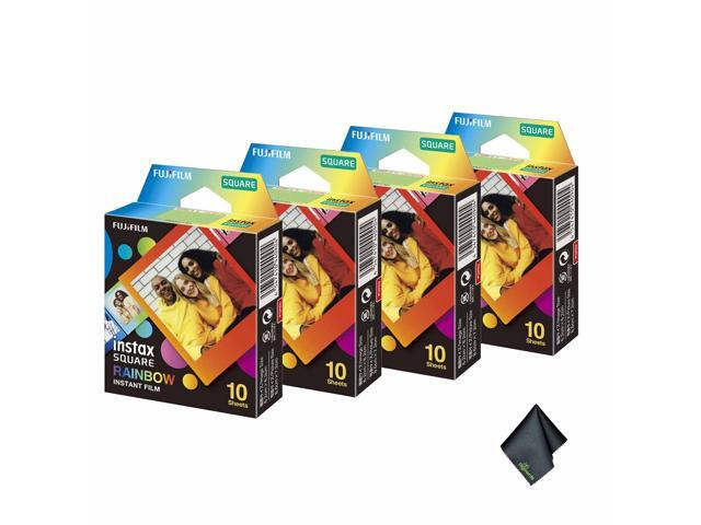 Click here for 4xFUJIFILM INSTAX SQUARE Rainbow Instant Film (10... prices