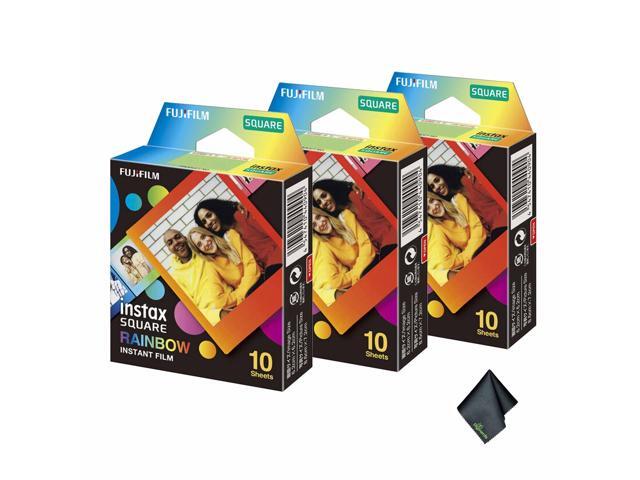 Click here for 3xFUJIFILM INSTAX SQUARE Rainbow Instant Film (10... prices