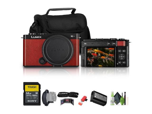 Click here for Panasonic Lumix S9 Camera (Red)  64GB SF-M Tough S... prices
