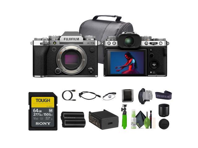 Click here for FUJIFILM X-T5 Mirrorless Camera Silver + 64GB Toug... prices