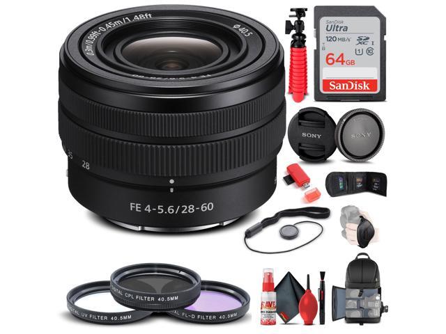 Click here for Sony FE 28-60mm f/4-5.6 Lens + Filter Kit + BackPa... prices