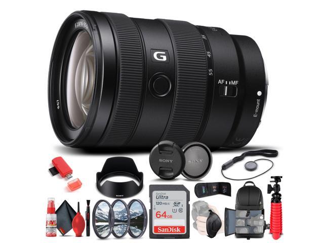 Click here for Sony E 16-55mm f/2.8 G Lens + Filter Kit + BackPac... prices