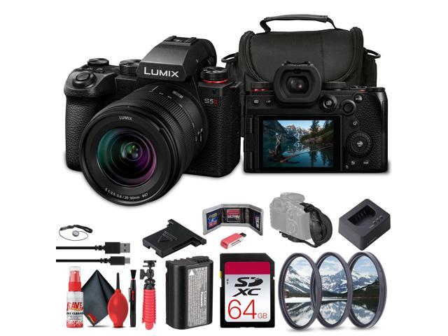 Panasonic Lumix S5 II Mirrorless Camera with 20-60mm Lens + 64GB Memory Card + More
