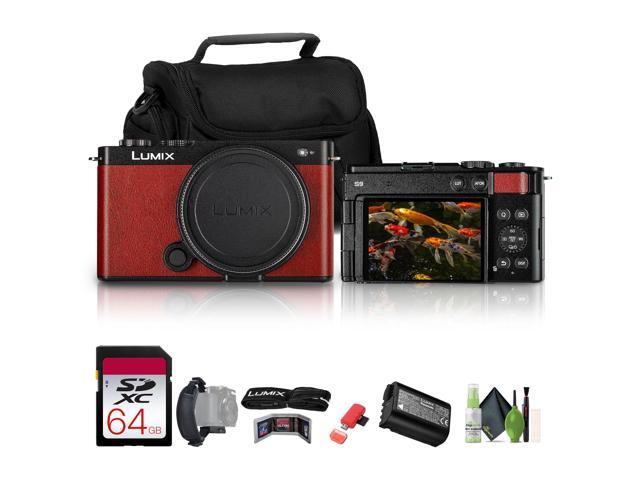 Click here for Panasonic Lumix S9 Camera (Red)  64GB Memory Card prices