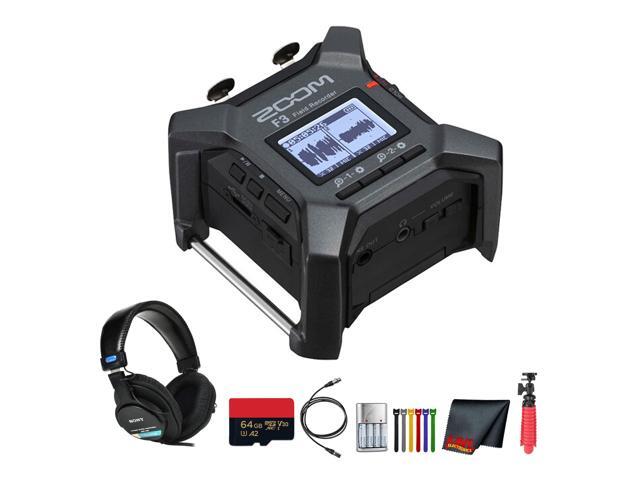 Click here for Zoom F3 2-Input /2-Track Field Recorder + MDR-7506... prices