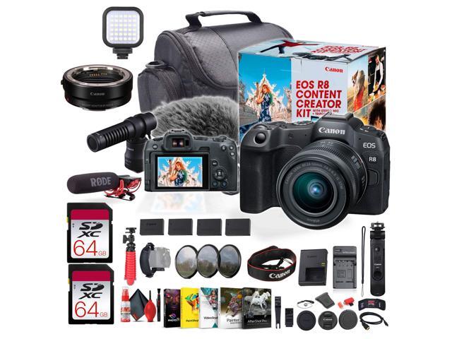 Click here for Canon EOS R8 Camera Content Creator Kit with RF 24... prices