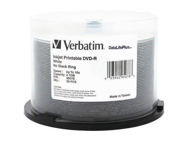 Click here for 50PK DVD-R 16X 4.7GB WHITE prices
