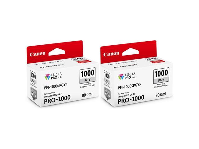Click here for Canon 2 Pack PFI-1000PG Photo Gray LUCIA PRO ink f... prices