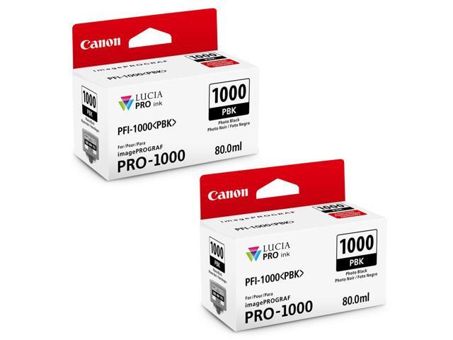 Click here for Canon 2 Pack PFI-1000 PBK Photo Black LUCIA PRO in... prices